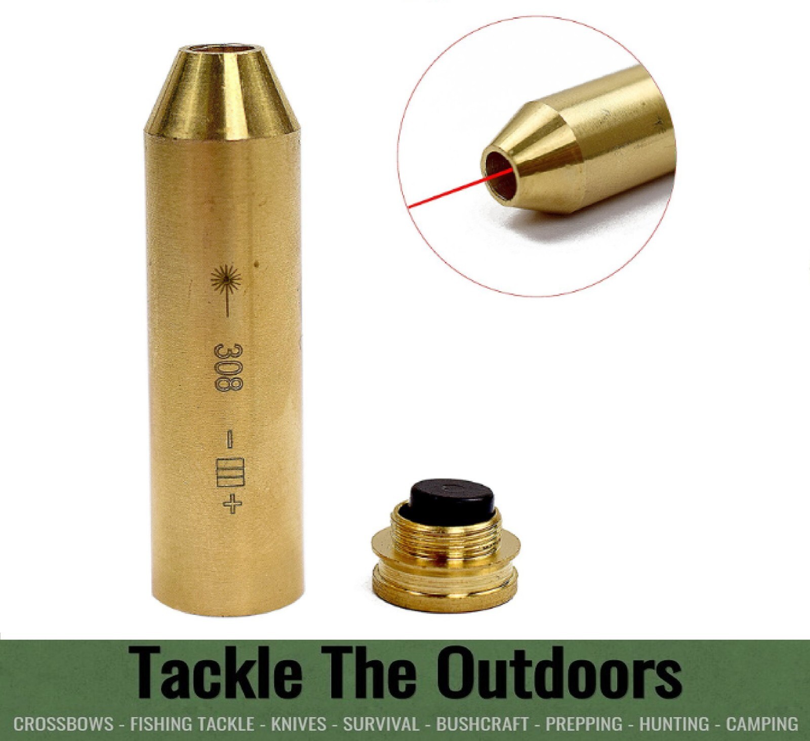 7.62 X 51mm NATO Round Bore Sighter Winchester .308 Laser Boresighter ...