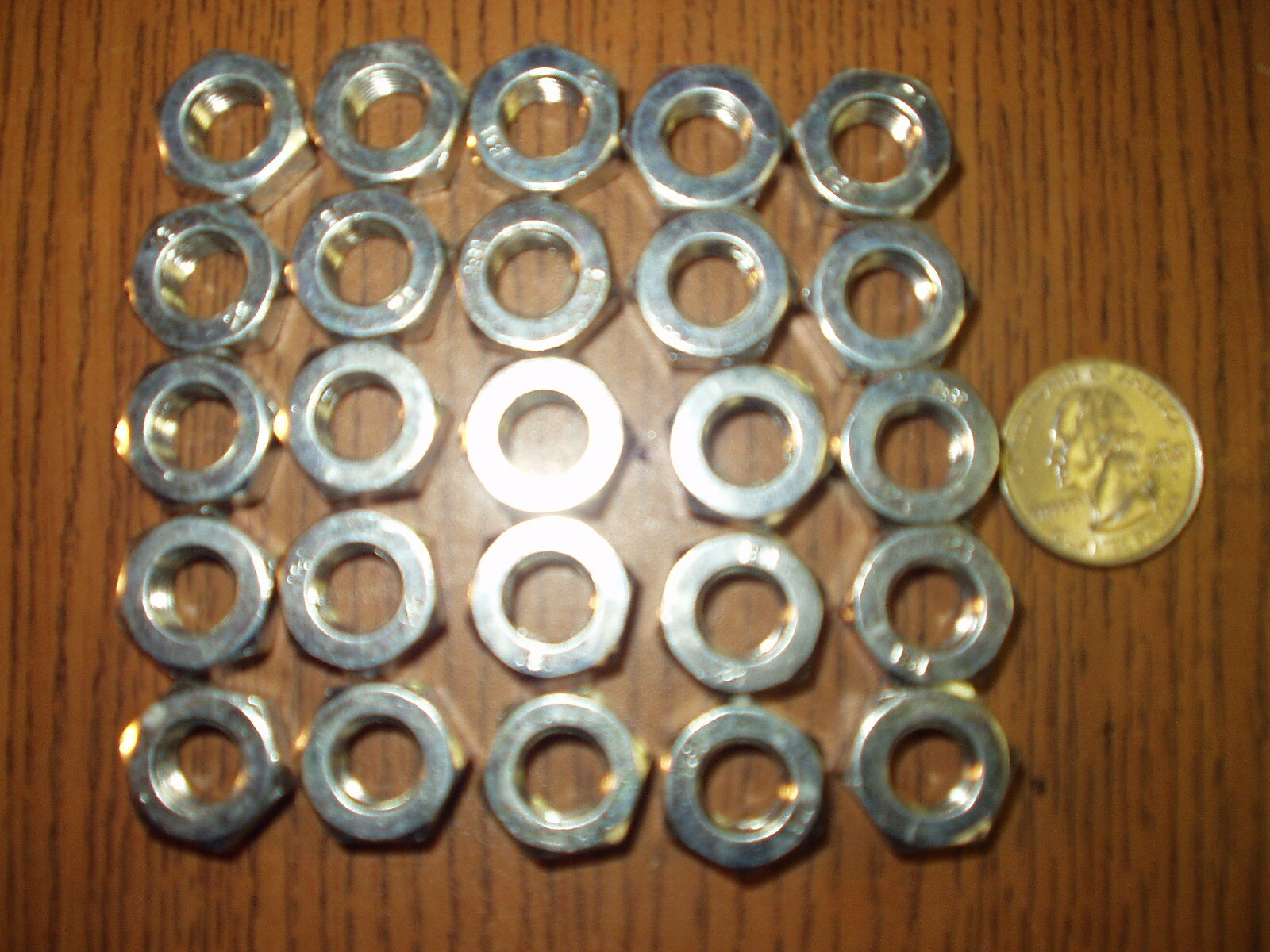 Lot 0f 25 Metric Stainless Steel Hex Nuts M10-1.00 | eBay