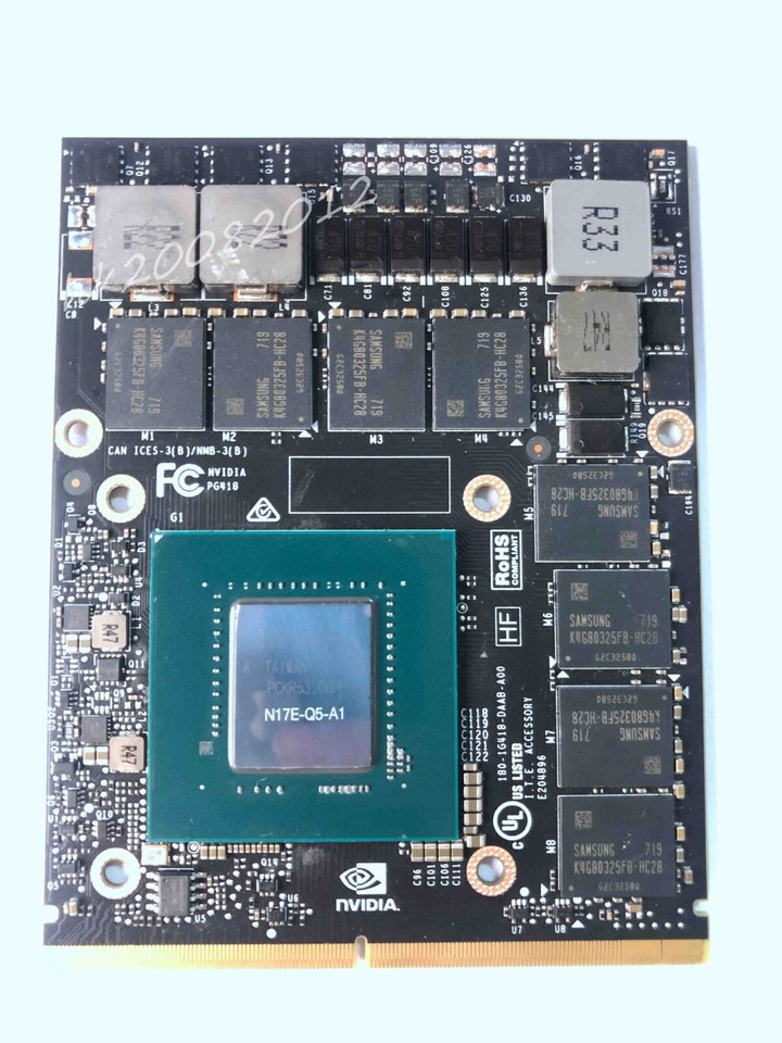 DELL HP NVIDIA Quadro P3000 P4000 8GB P5000 16GB GDDR5 MXM Video ...