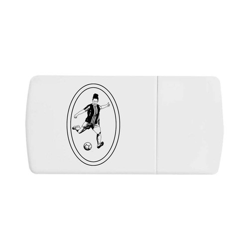 'Football Player' Pill Box with Tablet Splitter (PI00027320) | eBay