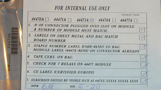 HP 44473A Keysight 4x4 Two-wire Matrix Switch Module for sale online | eBay