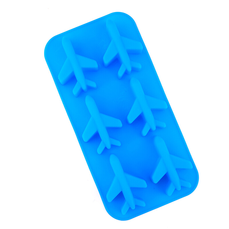 Silicone 3d Airplane Shape Ice Cube Ball Mold Ice Cream Maker Chocolate ...
