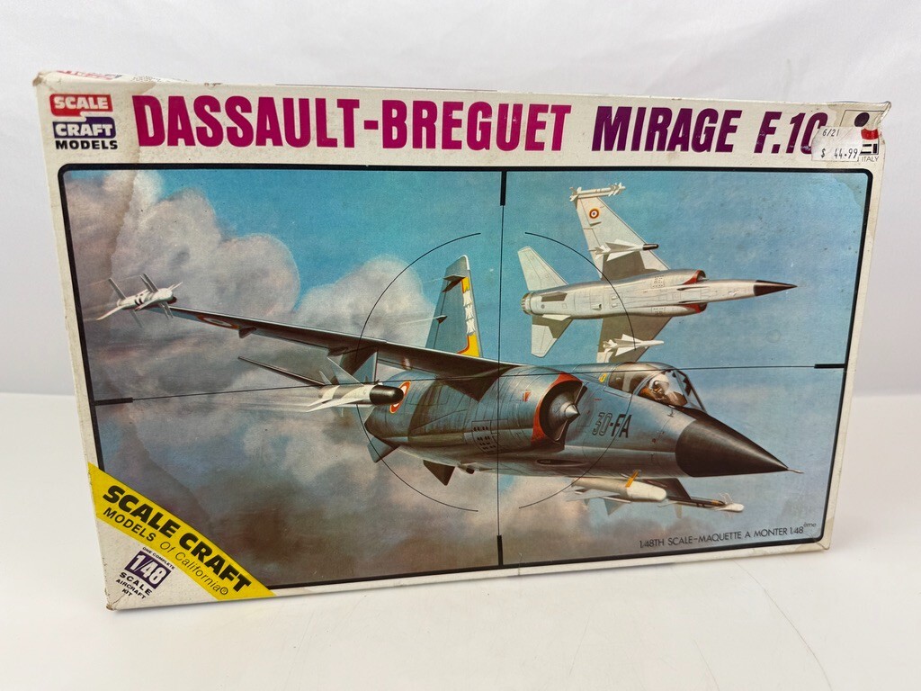 1979 Esci Scale Craft SC-4006 Dassault-Breguet Mirage F.1C - 1/48 Scale ...