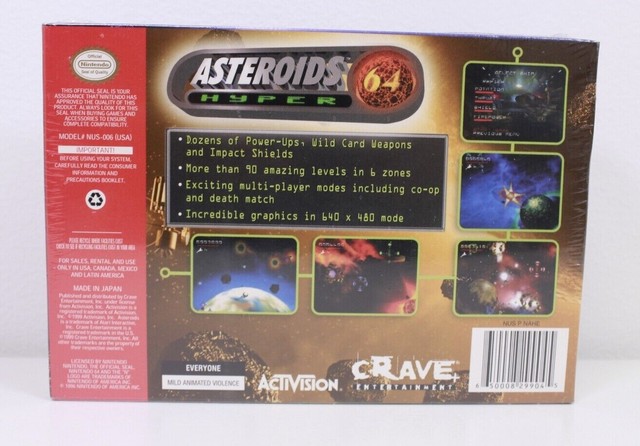 Asteroids Hyper 64 (Nintendo 64, 1999) for sale online | eBay