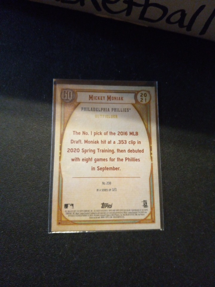2021 Topps Gypsy Queen - #208 Mickey Moniak (RC) | eBay