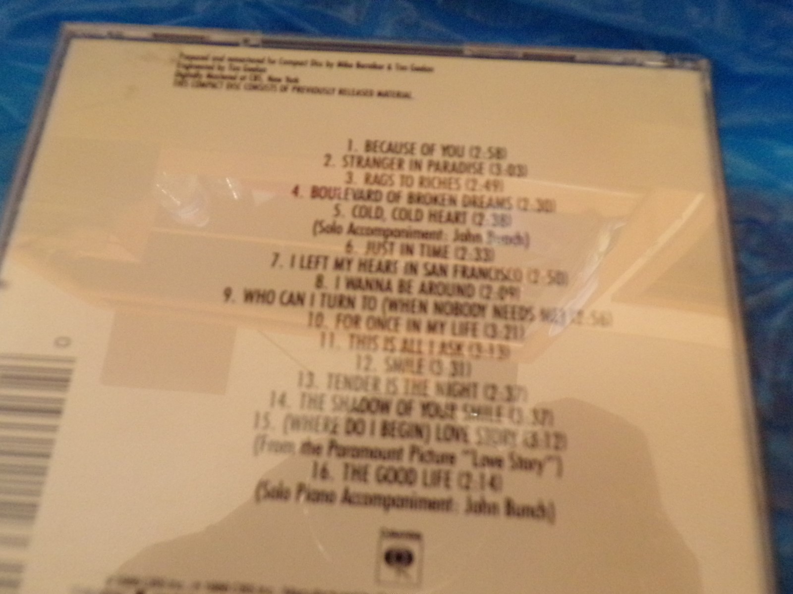 TONY BENNETT - 16 MOST REQUESTED SONGS (CD 1991) 74644021523 | eBay