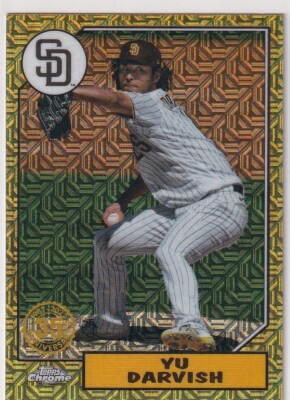 2022 TOPPS CHROME MOJO REFRACTORS YU DARVISH SAN DIEGO PADRES BASEBALL ...