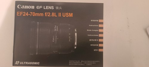 Canon EF 24-70mm f/2.8L II USM 5175BOO3 LENS CASE LP1219&Lens Hood EW ...