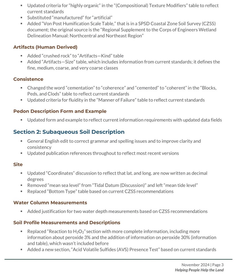 USDA Field Book for Describing and Sampling Soils, Version 4.0 (2024 ...