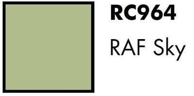 AKI-RC964 Real Colors Military: RAF Sky Lacquer Based Paint 17ml Bottle ...