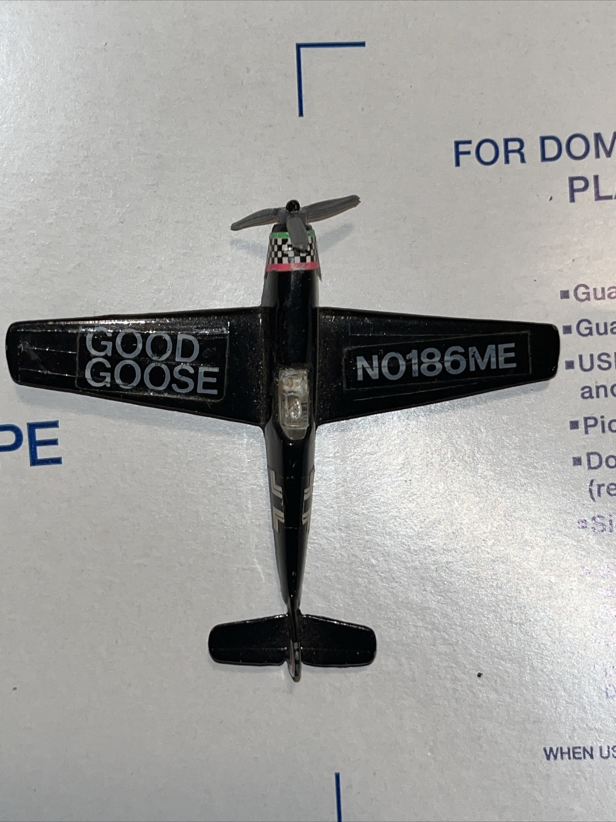 Dyna-Flites Military WW2 Die Cast Plane Good Goose A123 NO. 186ME | eBay