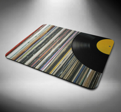 Vinyl Record Mouse Mat Pad Music Producer DJ Retro House Drum N Bass ...