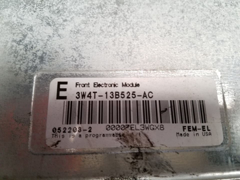 2003 2004 2005 2006 LINCOLN LS FRONT ELECTRONIC MODULE 3W4T-13B525-AC ...