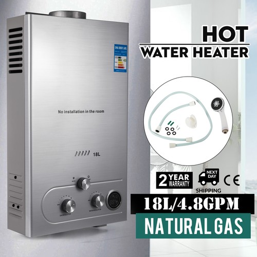 18l Natural Gas Hot Water Heater 5gpm On-demand Tankless Instant Boiler ...
