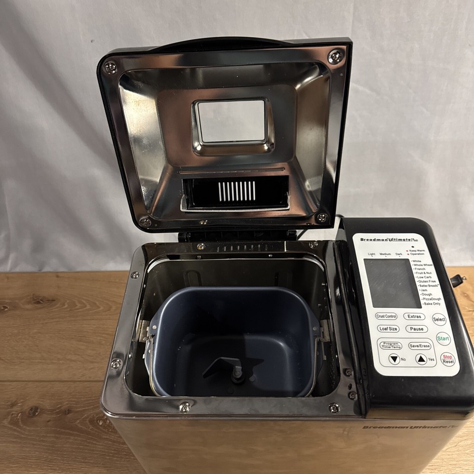 Bread Maker Breadman Ultimate Plus Stainless Steel Bread Maker TR2500BC ...