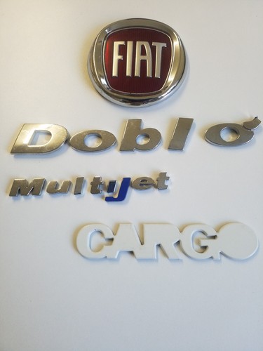 FIAT DOBLO multijet cargo EMBLEM BADGE LOGO Original | eBay