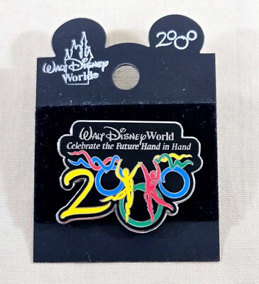 Walt Disney World Pin Celebrate the Future Hand in Hand 2000 WDW Pin | eBay