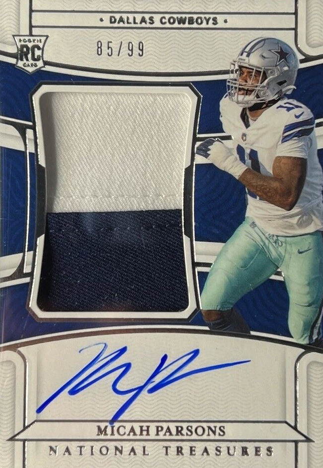 2021 Panini National Treasures - Rookie Patch Autograph #198 Micah ...