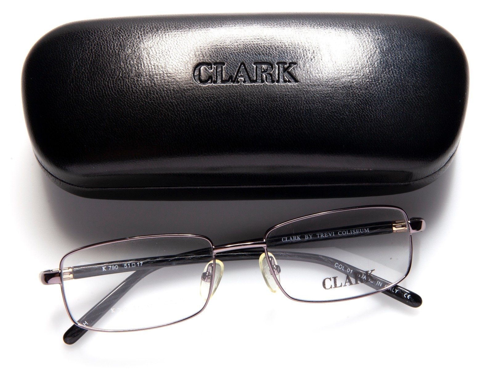 NEW CLARK TREVI by COLISEUM K790 COL.01 EYEGLASSES FRAME 51-17-145 ...