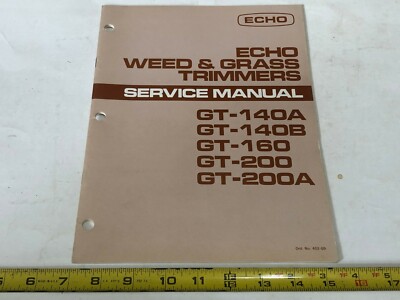 Vintage Echo Service Manual - GT-140A, GT-140B, GT-160, GT-200, GT-200A ...