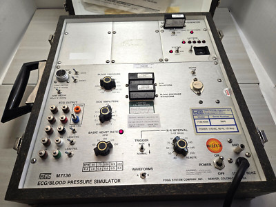 Fogg M7136 M7136-40/05 ECG/Pressure Simulator, case w/modules | eBay