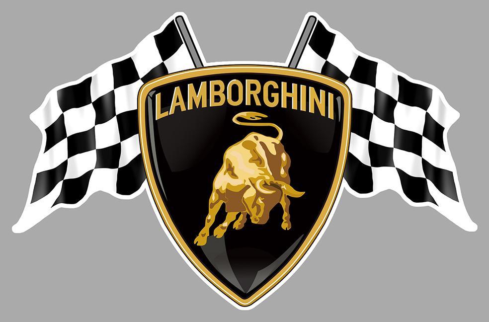 LAMBORGHINI Flags sticker vinyle laminé | eBay