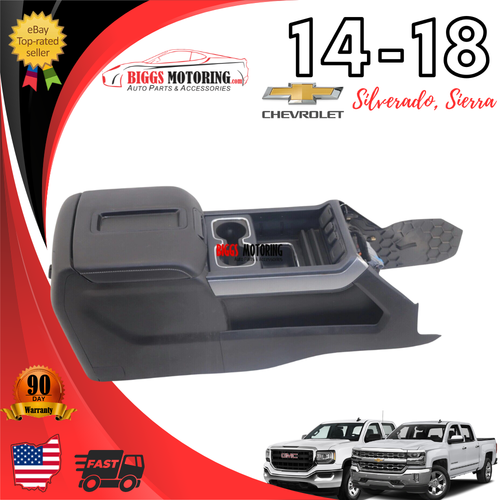 2014-2018 Factory OEM Chevy Silverado GMC Sierra Black Center Floor ...