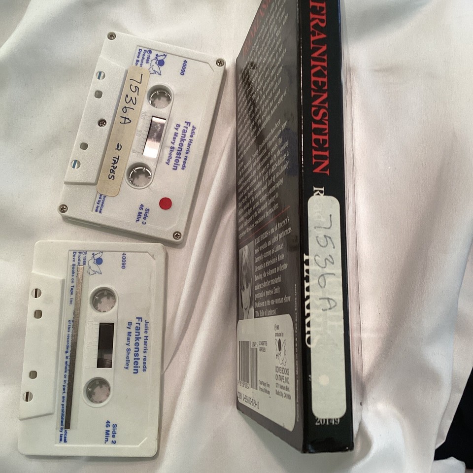 Mary Shelley’s Frankenstein Audio 2-Cassette Tape Set 1985 Julie Harris ...