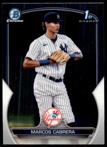 2023 Bowman Chrome Marcos Cabrera Baseball Cards #BCP-46 | eBay