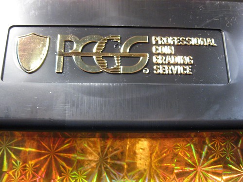 (1) BLACK PCGS 20 COIN BOX & LID no coins ~ Silver Eagles Maples PCGS ...