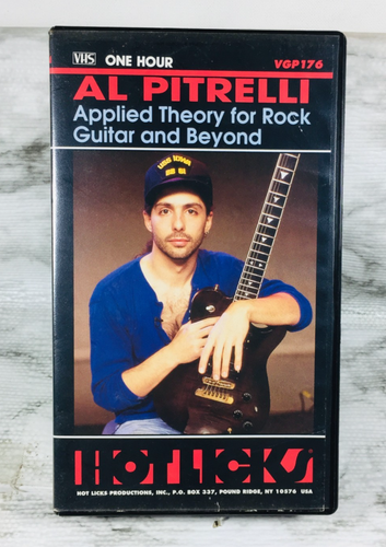 AL PITRELLI (HOT LICKS) VHS TAPE (GUITAR INSTRUCTIONAL VIDEO) w ...