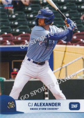 2023 Omaha Storm Chasers CJ Alexander RC Rookie Royals Minor League | eBay