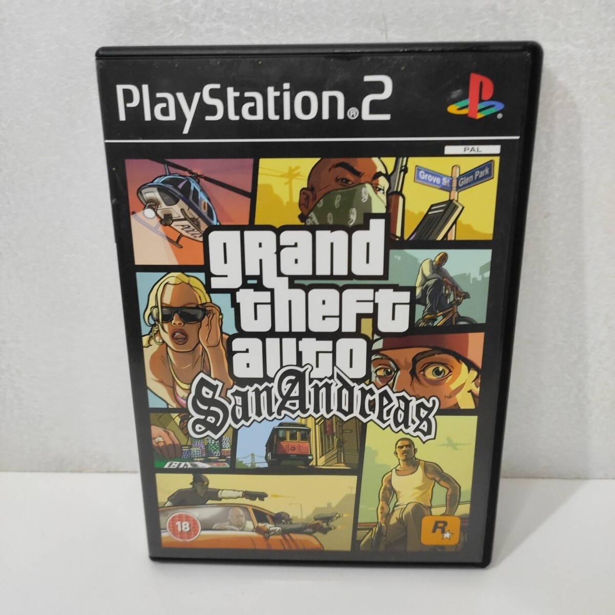 PS2 Sony GTA Grand Theft Auto - San Andreas - PAL- Complete map And ...