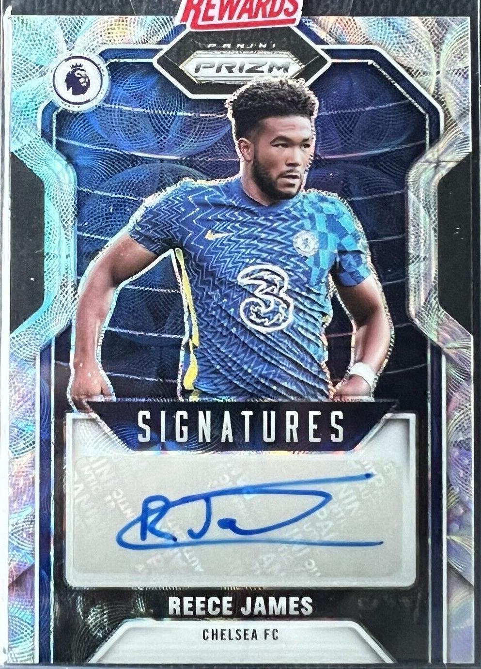 2021-22 Panini Prizm Premier League - Signatures Reece James #S-REJ ...
