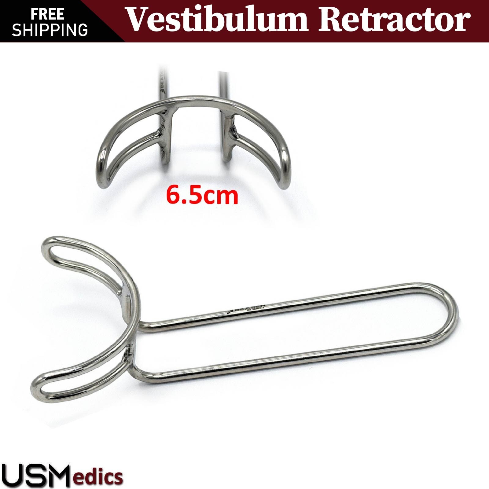 Dental Mouth Opener Surgical Vestibulum Lip & Cheek Retractor 6.5" Lab ...