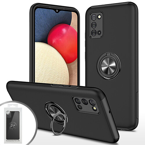 Tempered Glass / CHIEF Oil Stand Cover Case For Samsung Galaxy A02s SM ...