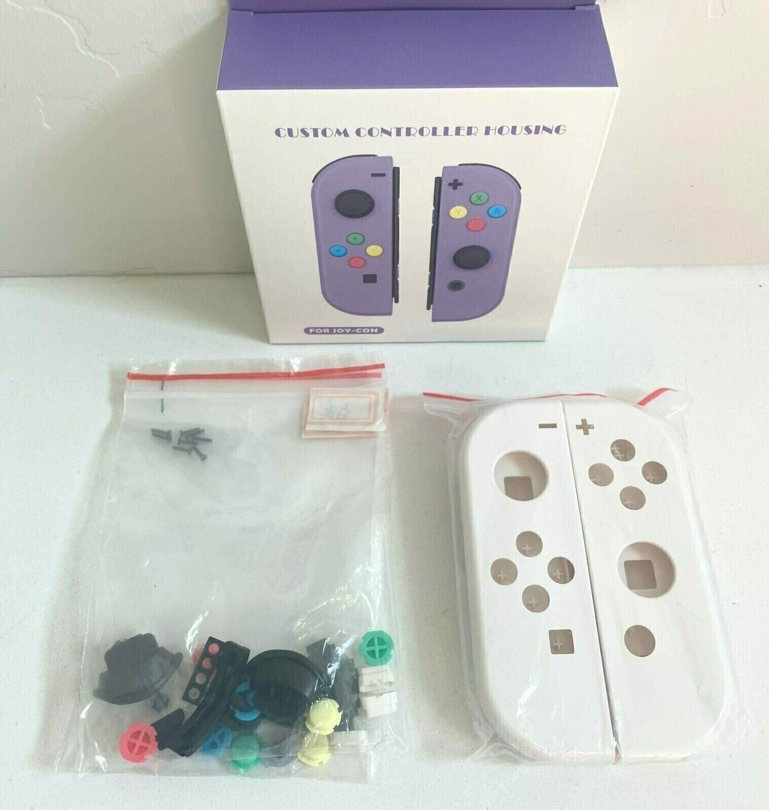 Joy-Con Housing Shell for Nintendo Switch Joycon Replacement Buttons ...