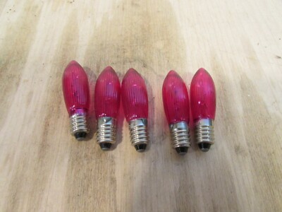 Vintage Christmas C6 Replacement Light Bulbs Pink | eBay