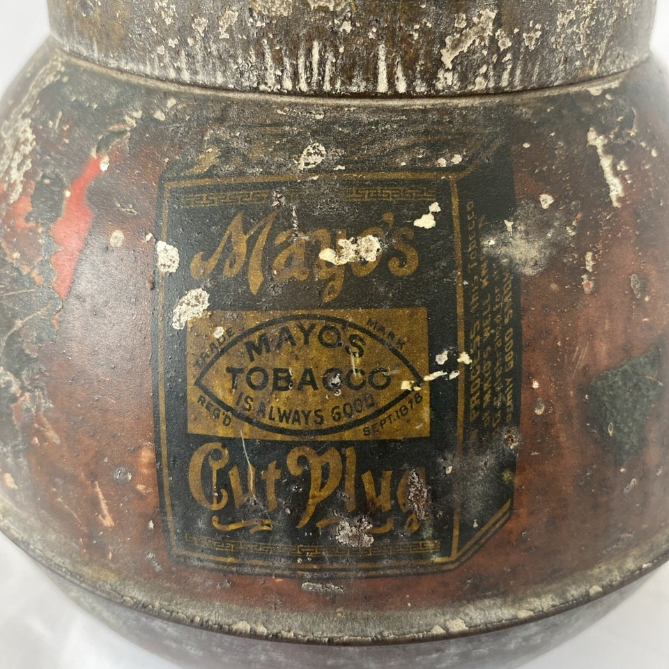 1912 Mayo’s Brownie Roly Poly Tobacco Tin Factory 42 | eBay