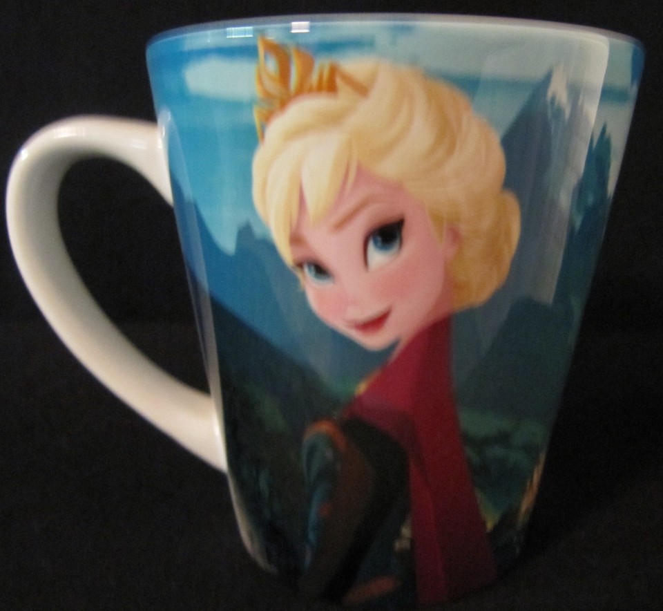 NEW Disney Parks Queen Elsa Frozen Coffee Tea Mug Cup Arendelle Castle ...
