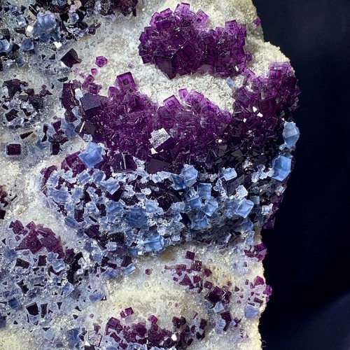 11.4LB Natural purple blue fluorite cubic fluorite specimen earth ...