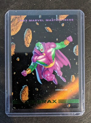 DRAX MARVEL MASTERPIECES 1993 SKYBOX Trading Card 87 Guardians of the ...