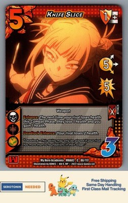 Knife Slice UniVersus: My Hero Academia: MHA-02 #86/117 | eBay