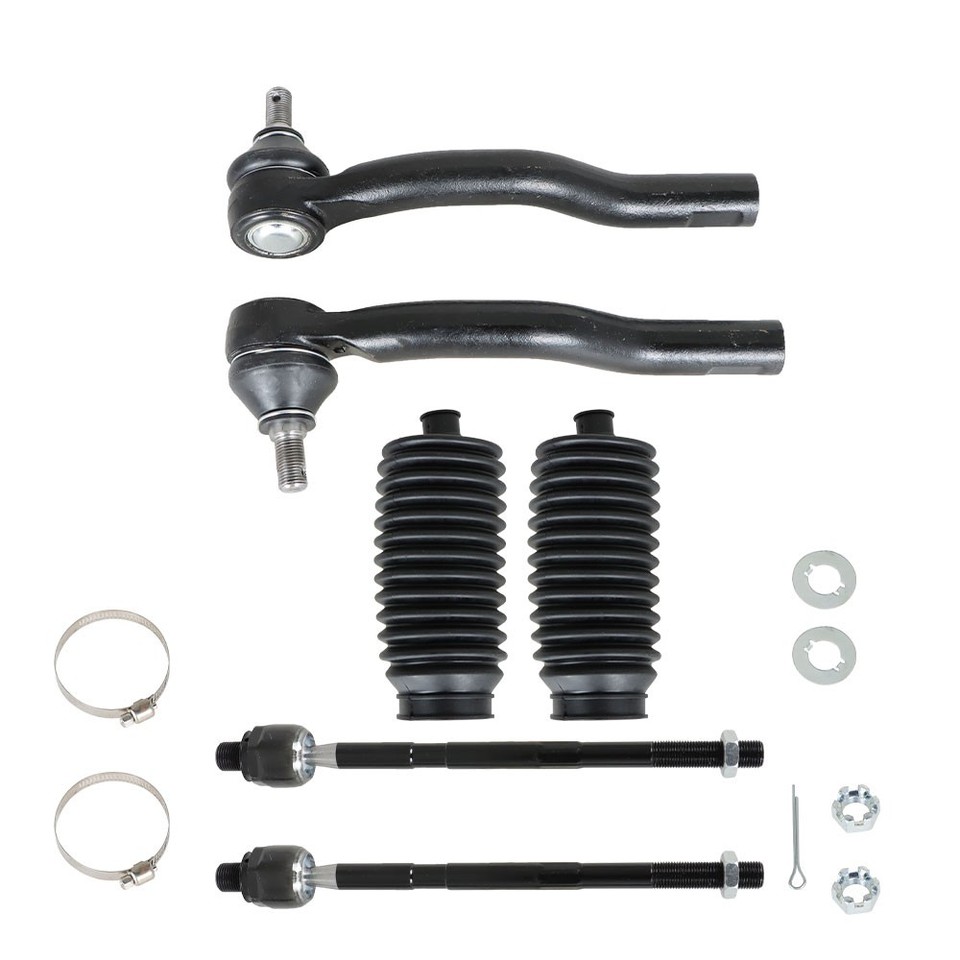 6pc Front Inner & Outer Tie Rod Boot Kit For Ford Edge Lincoln MKX 2007 ...