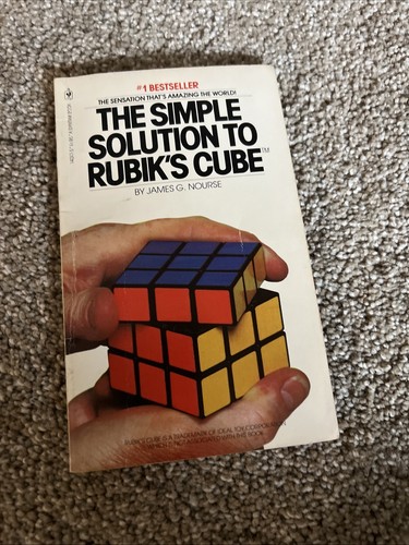 The Simple Solution to Rubik's Cube 1981 Vintage Bantam Paperback James ...