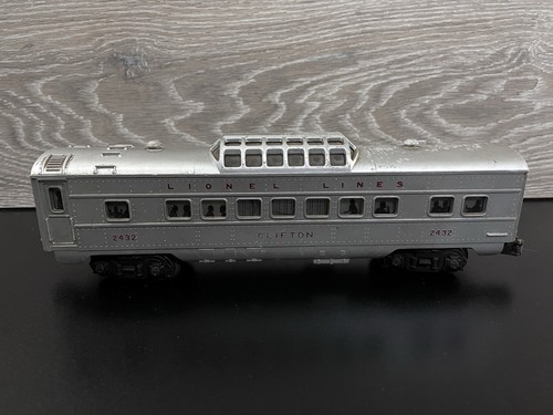 LIONEL Lines No. 2432 Clifton Vista Dome Train Car O Guage | eBay
