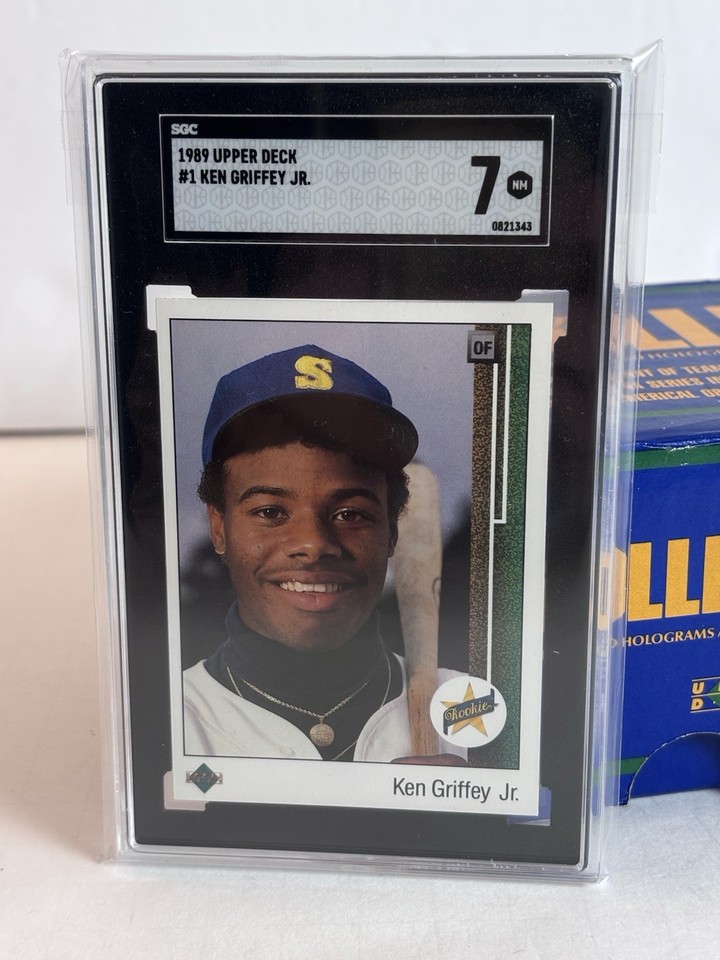 1989 Upper Deck Baseball Complete Set 1-800 Graded Ken Griffey Jr ...