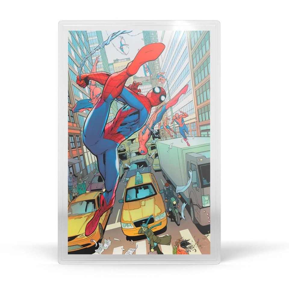 Marvel Spider-Man Blind Box 5g Silver/Gold Foil Chase Card 2025 Agoro ...