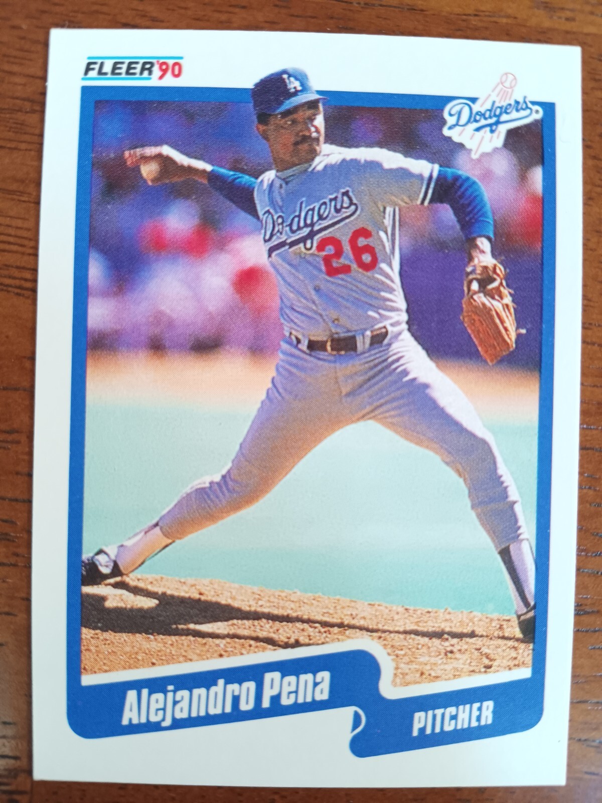 ALEJANDRO PENA LOS ANGELES DODGERS 1990 FLEER BASEBALL CARD #405 | eBay