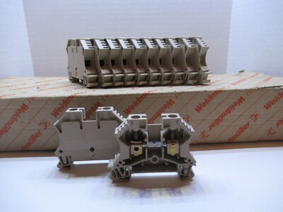 (NEW - LOT OF 12) WEIDMULLER WDU10 WDU 10 Rail Mount Terminal Block | eBay